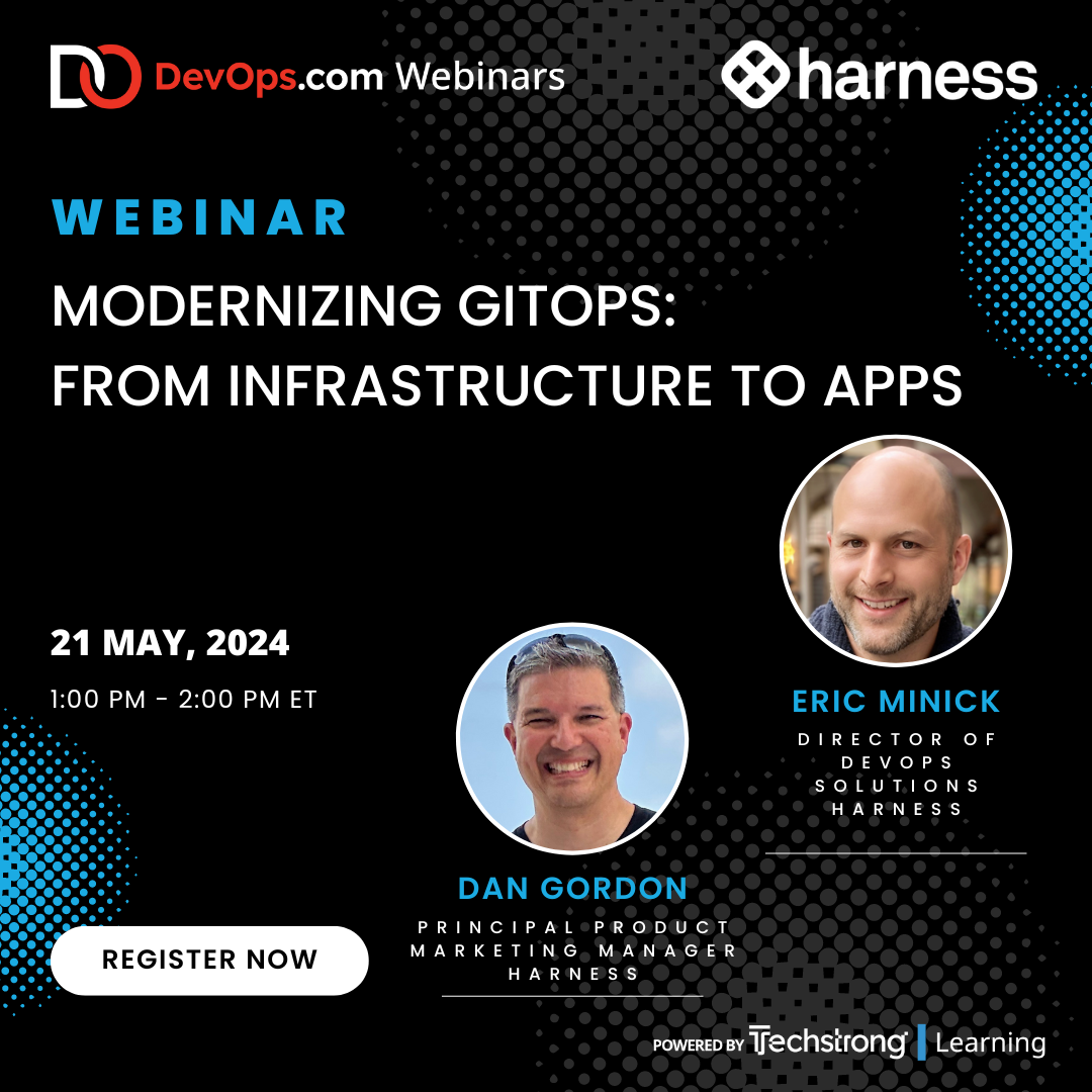 Modernizing GitOps: From Infrastructure to Apps Modernizing GitOps: From Infrastructure to Apps
