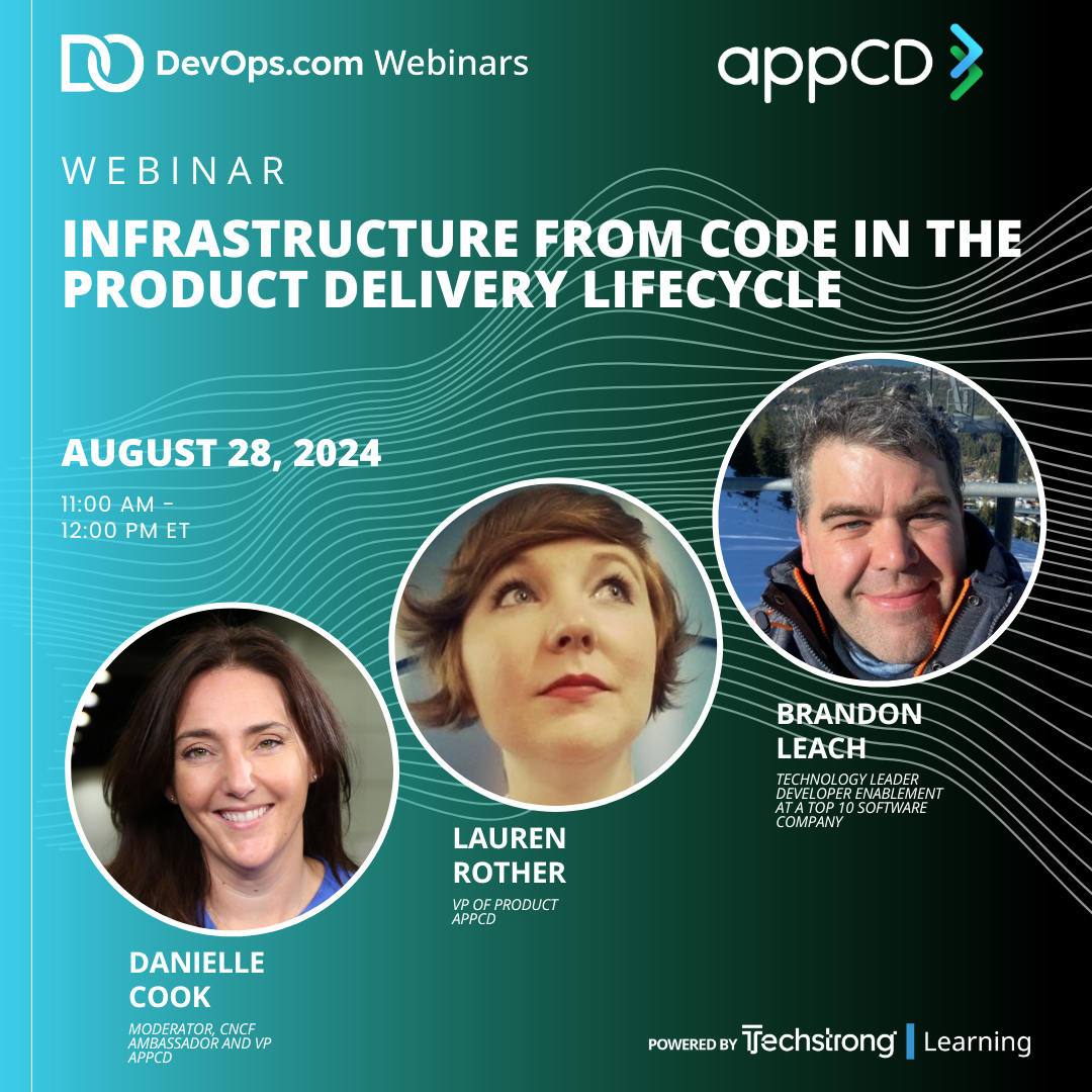 Infrastructure from Code in the Product Delivery Lifecycle