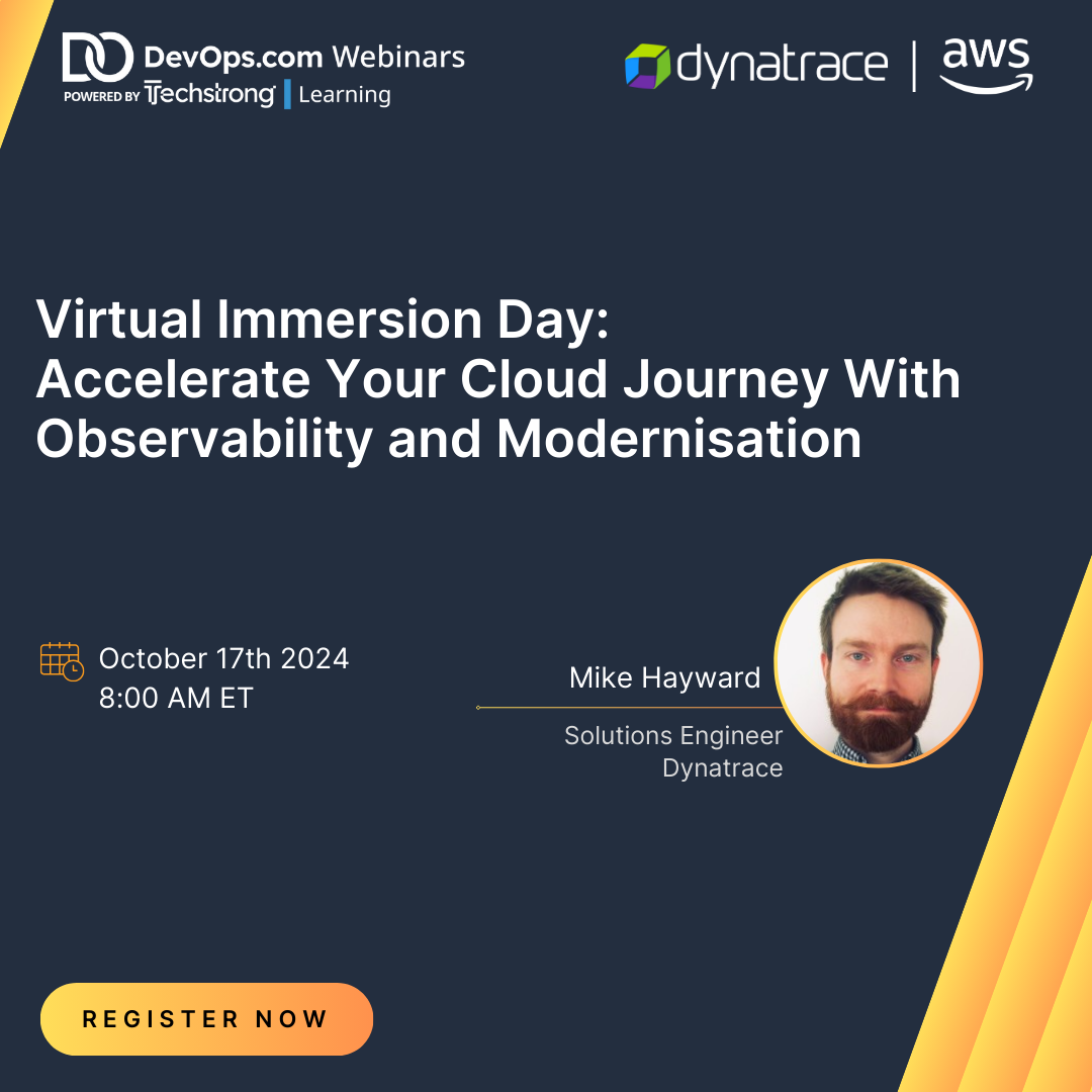Virtual Immersion Day: Accelerate Your Cloud Journey With Observability ...