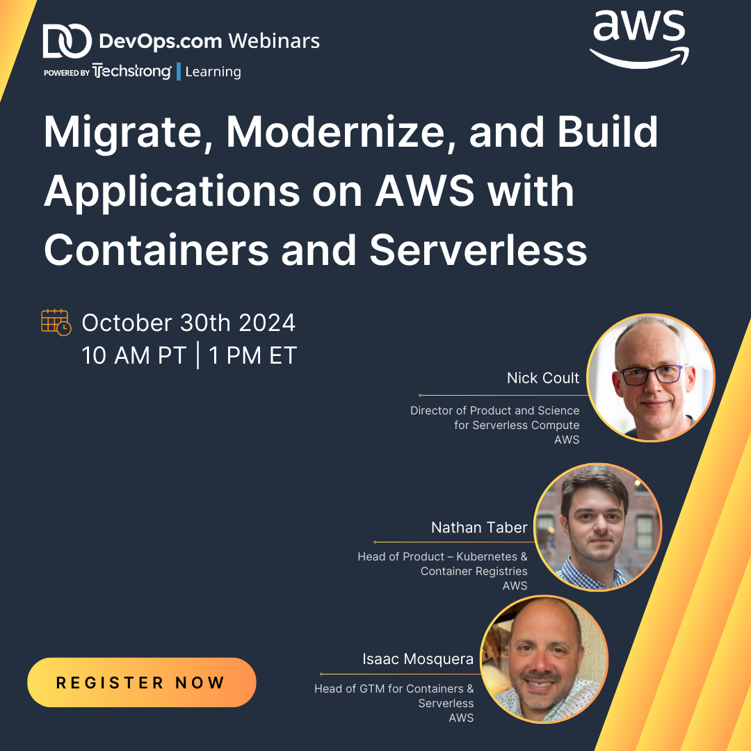 Migrate Modernize And Build Applications On Aws With Containers And Serverless