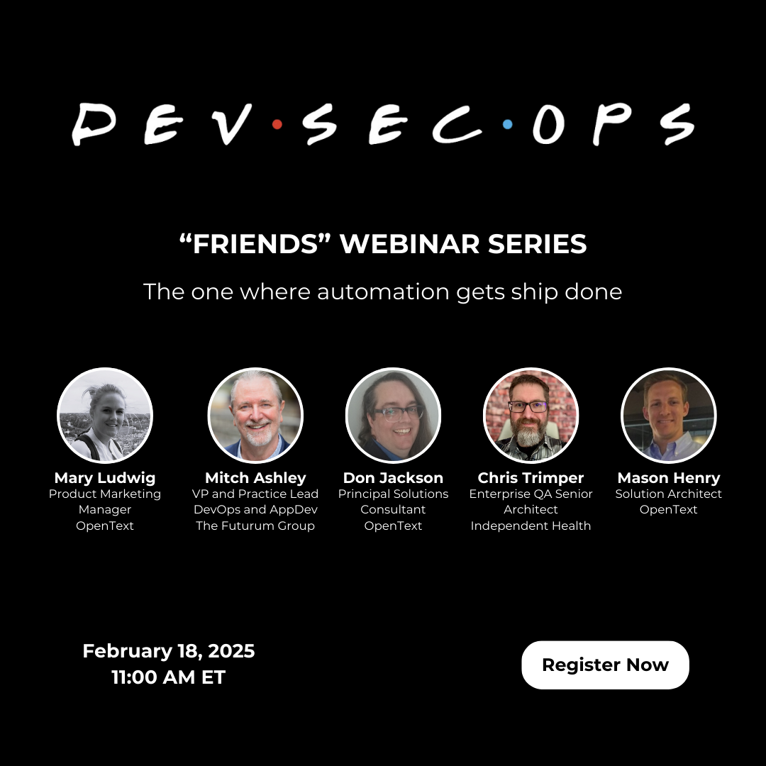 DevSecOps Friends Webinar Series The one where automation gets ship done